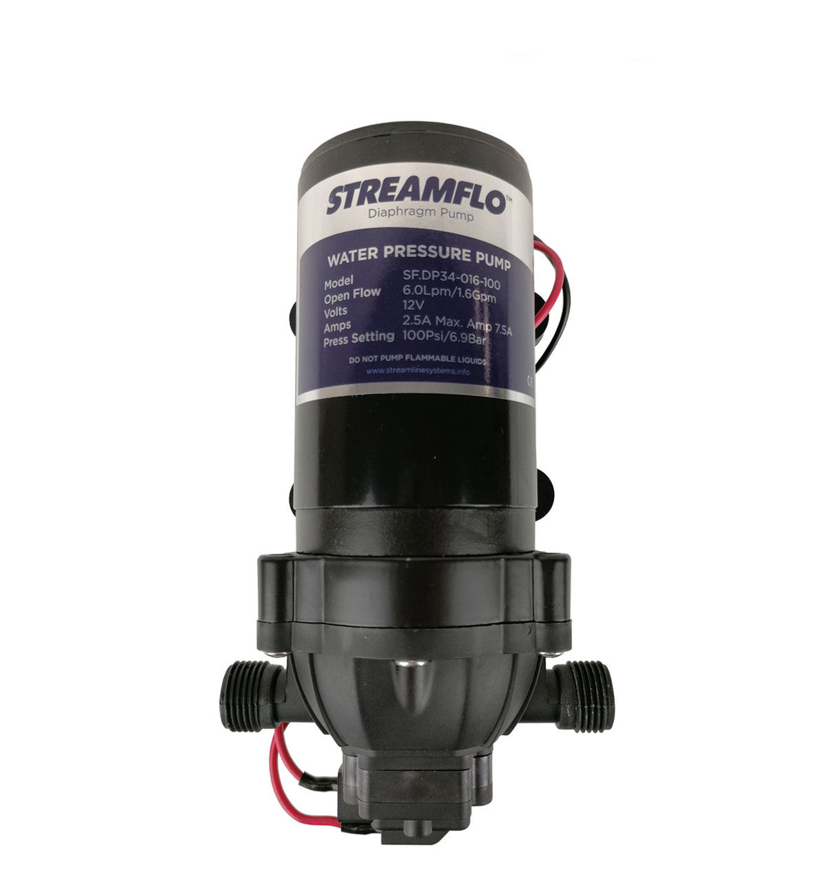 STREAMFLO™ 12V 100psi Pump 6Lpm — Wintecs Window Cleaning Equipment